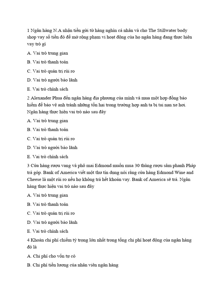 NHTM Chương 1 | PDF