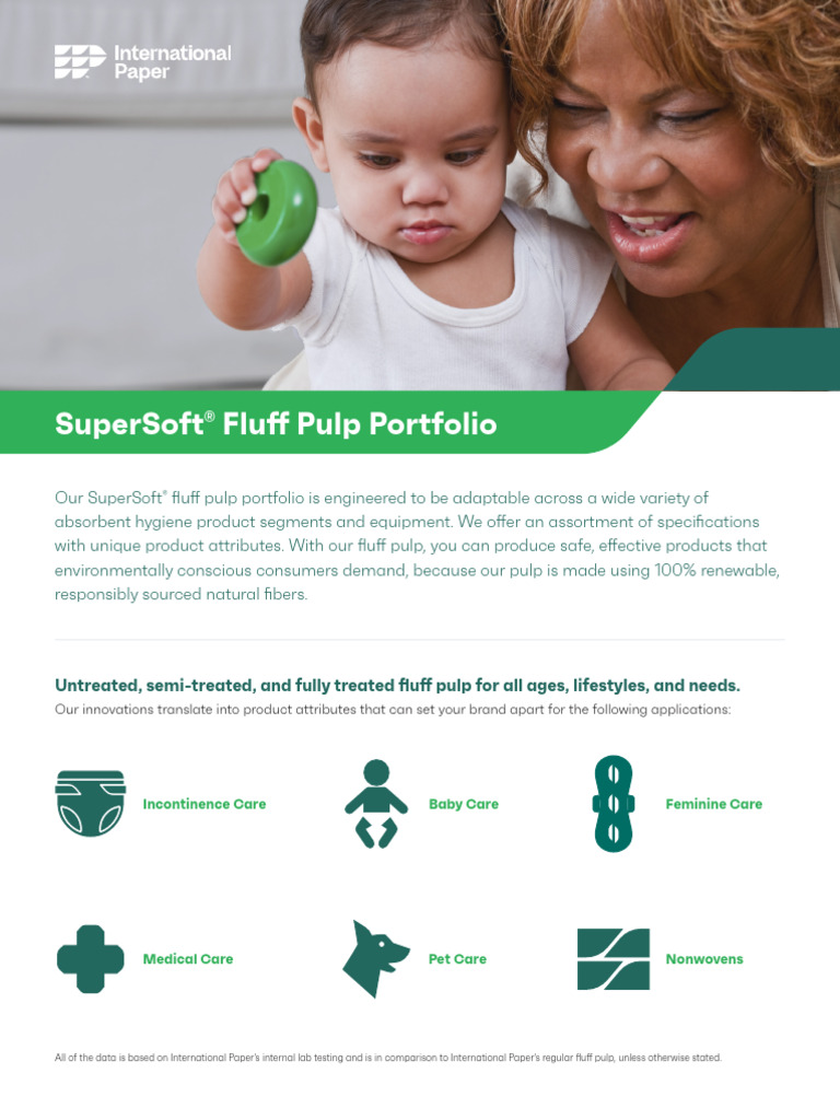 GCF SuperSoft Portfolio Collateral | PDF | Pulp (Paper) | Nonwoven Fabric
