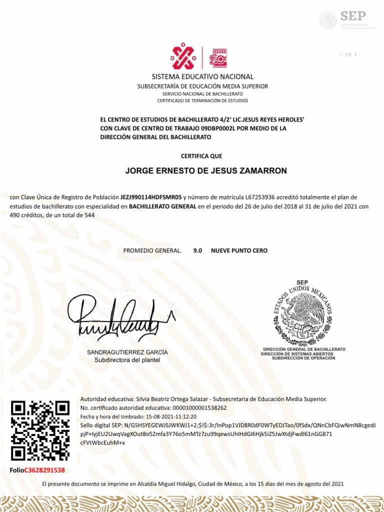 CERTIFICACIONES | PDF