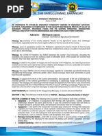 EO - Barangay Nutrition Council | PDF | Government