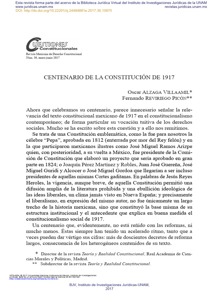 100 años constitucion | PDF | Constitución | México