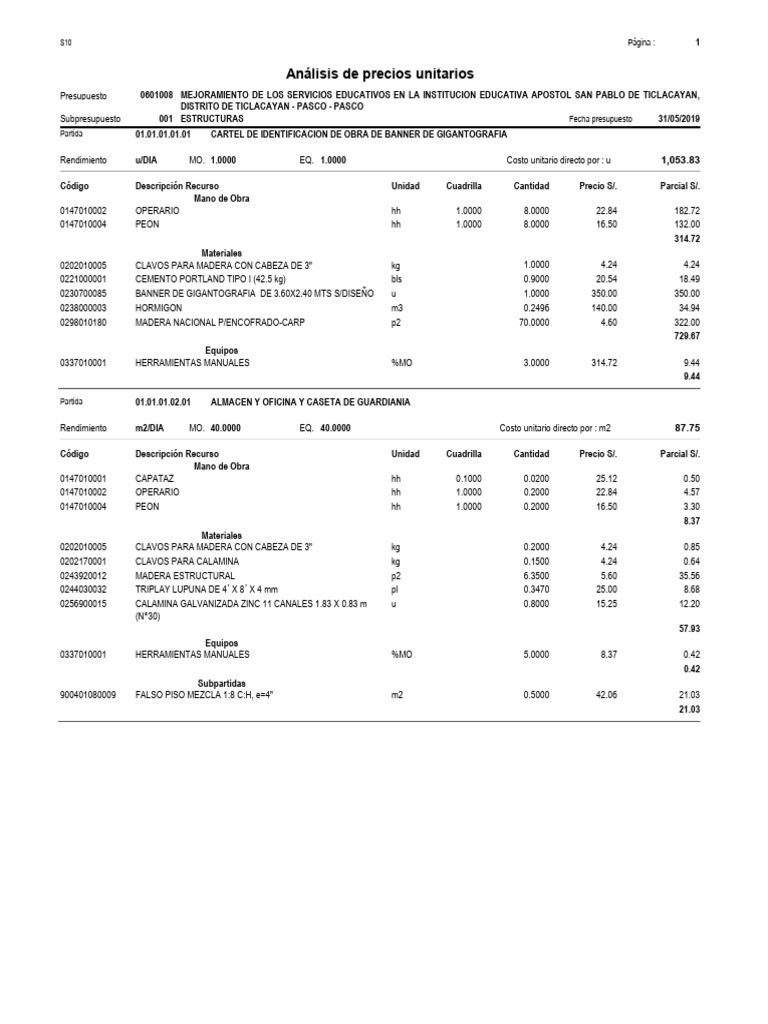 Acu Estructuras | PDF | Materiales de construcción | Materiales