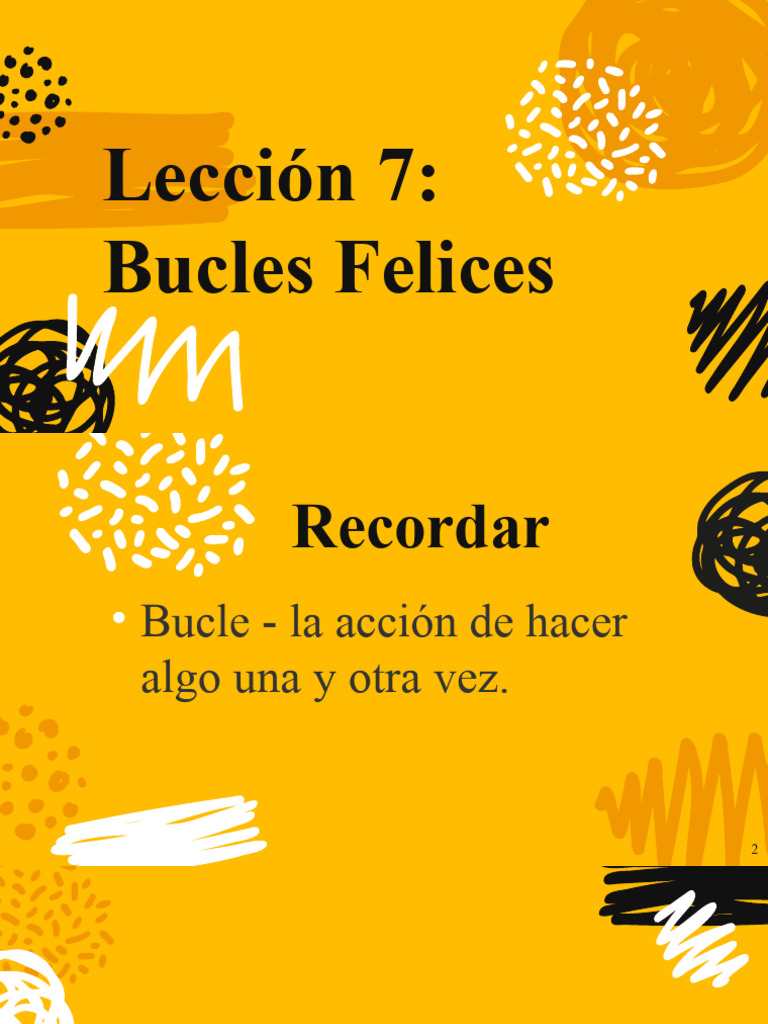 Bucles Felices para Niños | PDF