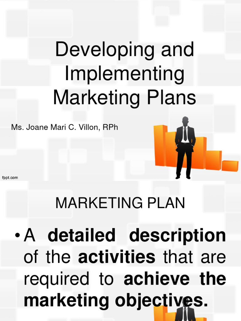 Developing and Implementing Marketing Plans | PDF | Marketing | Business Process