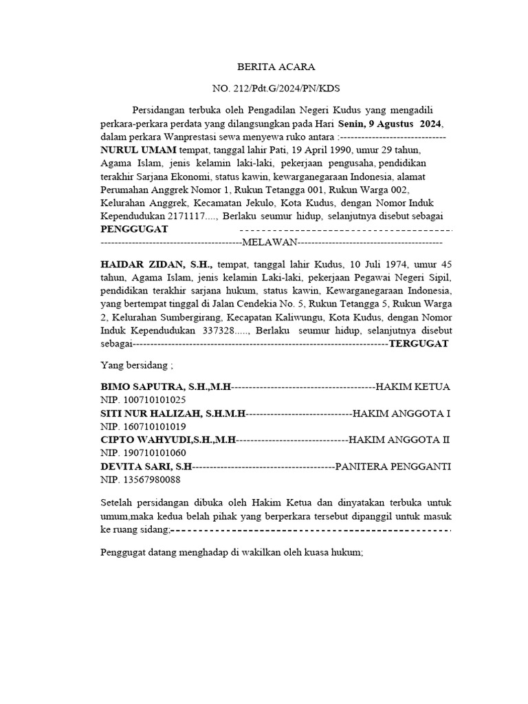 Ba Mediasi | PDF