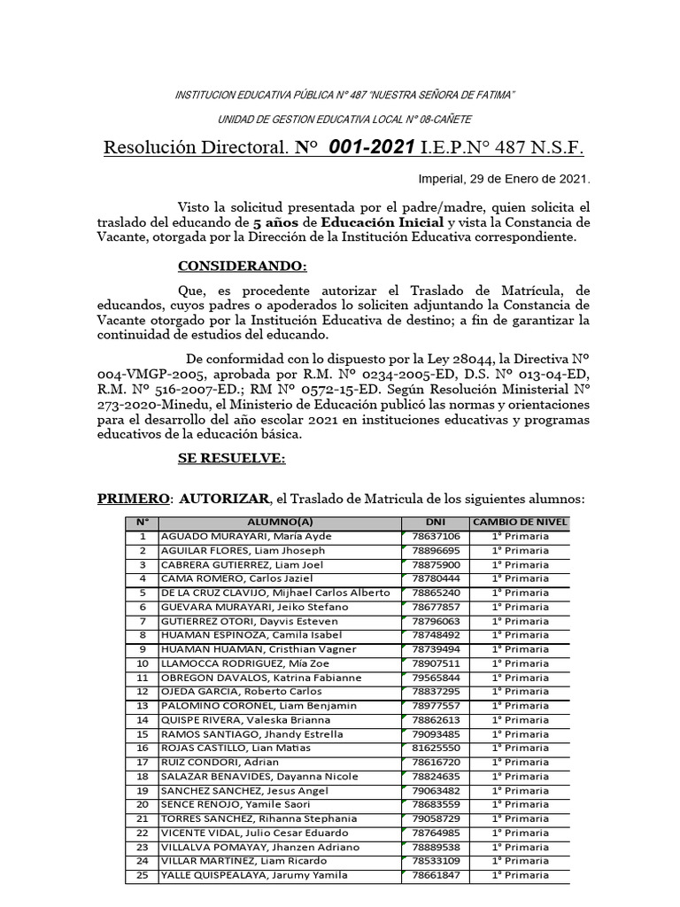 Rd Traslado 487 Pdf Instituciones Sociales Juventud
