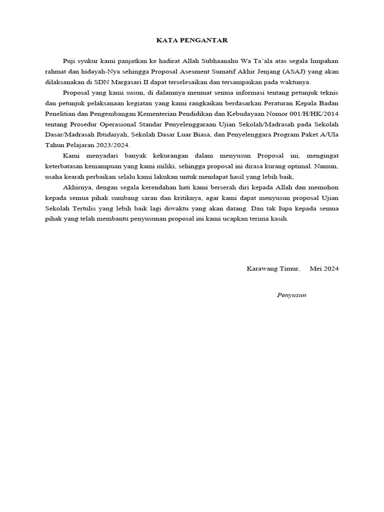 Proposal Ppu 2021-2022 | PDF