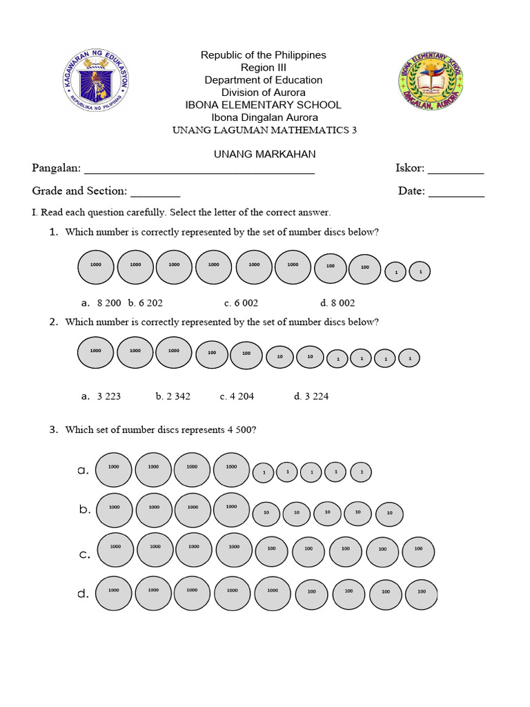 ST Math 3 No. 1 | PDF | Mathematics