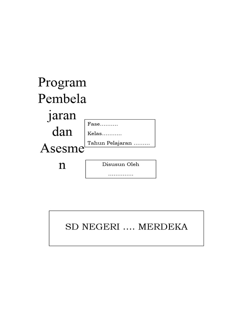 (Contoh) Program Semester | PDF