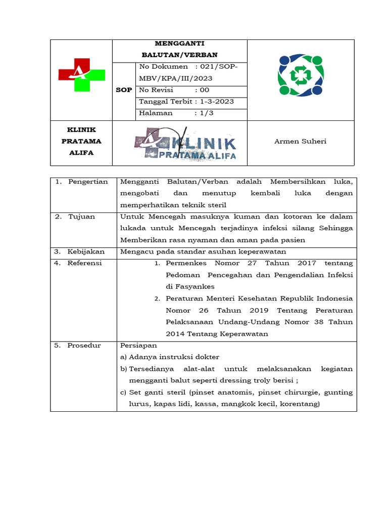 Sop Balutan Fix | PDF