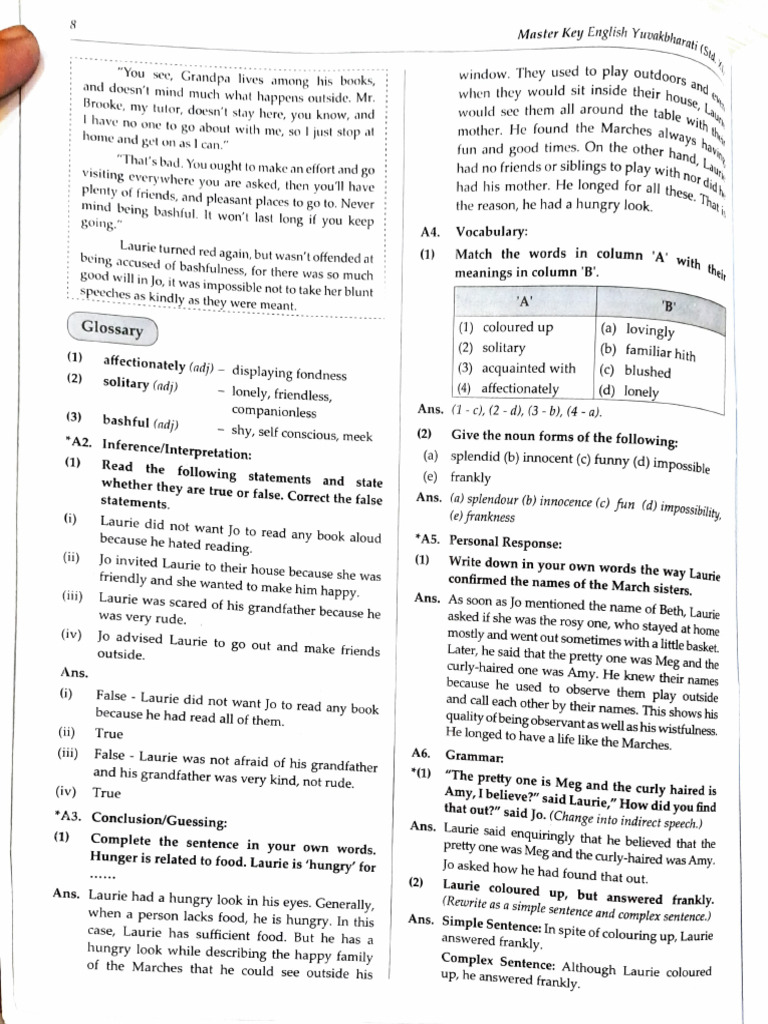 Question Bank Fyjc English Unit 1 | PDF | Poetry