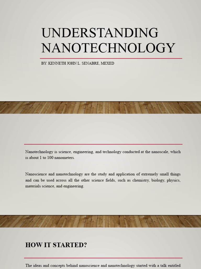 Understanding Nanotech | PDF | Nanotechnology | Physical Sciences