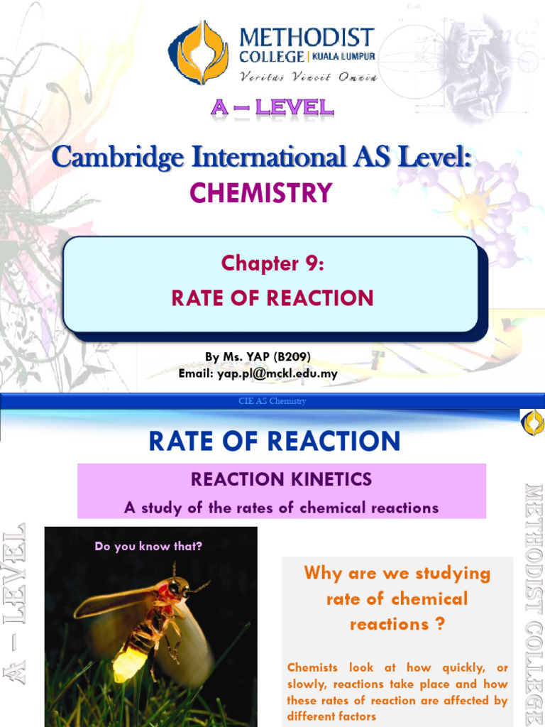 Rate of Reaction | PDF | Reaction Rate | Catalysis Rate of Reaction | PDF | Reaction Rate | Catalysis