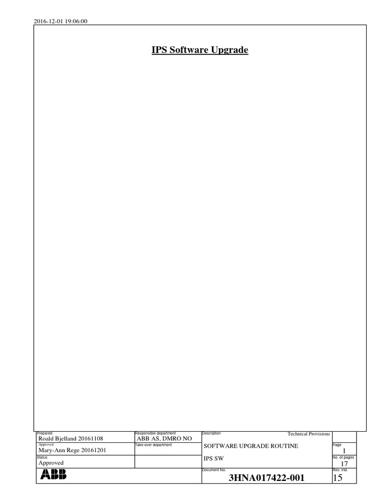 IPS SW Upgrade Document Rev 15 | PDF | File Transfer Protocol | Ip Address