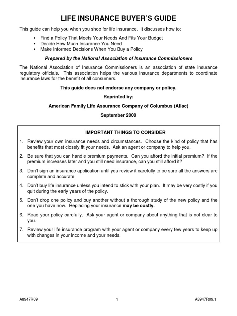 Life Insurance Buying Guide | PDF | Insurance | Life Insurance