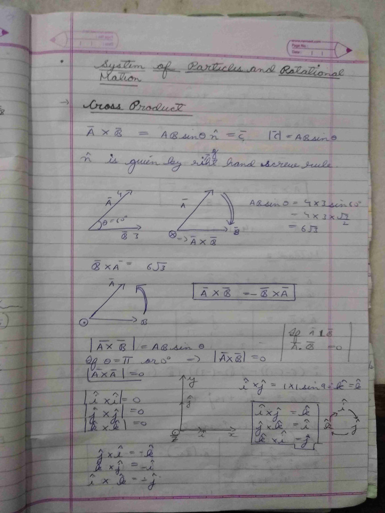 System Of Particles And Rotational Motion Pdf