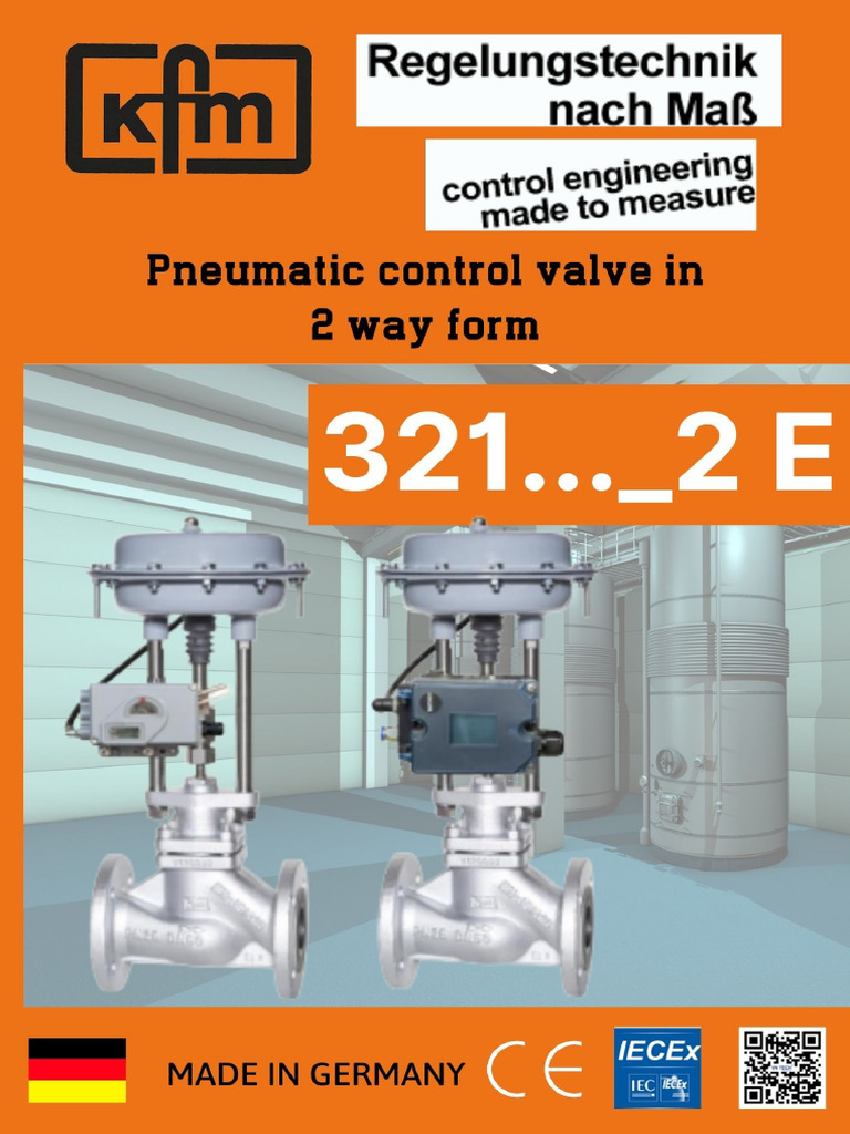 Pneumatic Control Valve in Two Way Form 321 - 2 - P | PDF | Valve ...