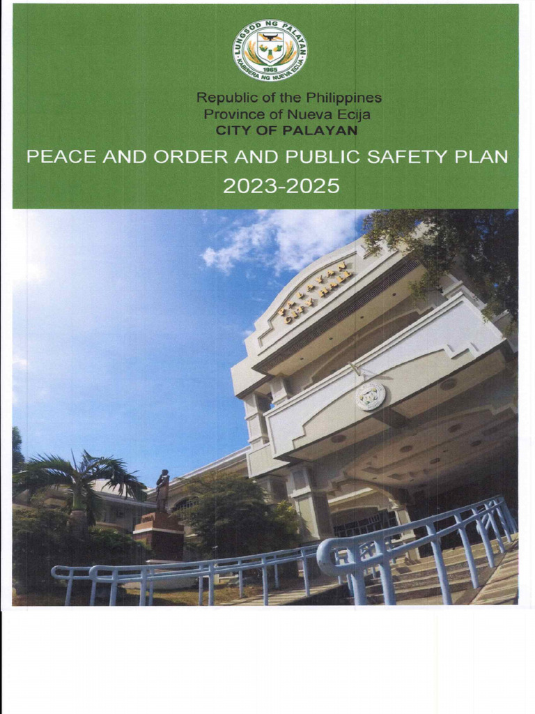 Palayan City POPS Plan 2023-2025 | PDF