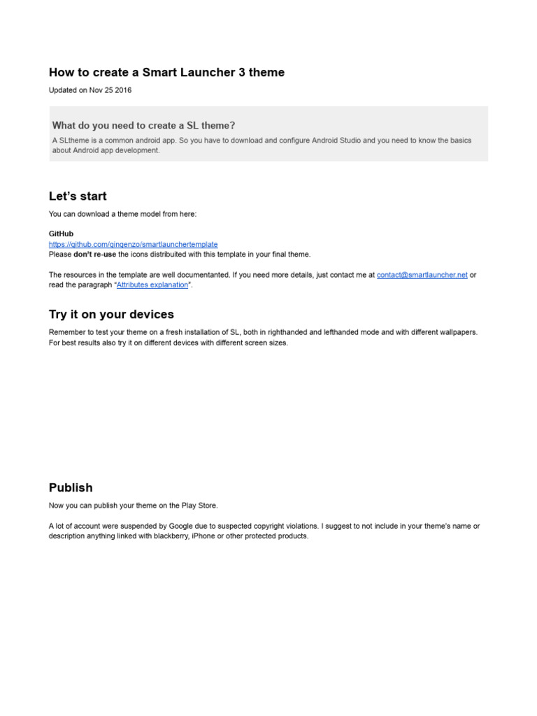 How To Create A Smart Launcher 3 Theme | PDF | Icon (Computing ...