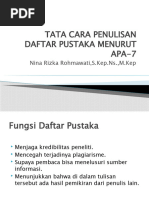 Panduan Sitasi APA Edisi 7 | PDF