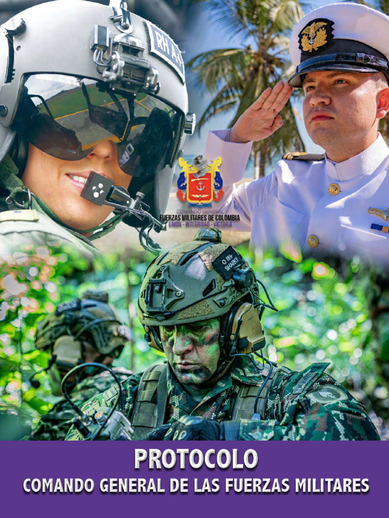 Protocolo COGFM Fuerzas Militares | PDF | Oficial general | Rango militar