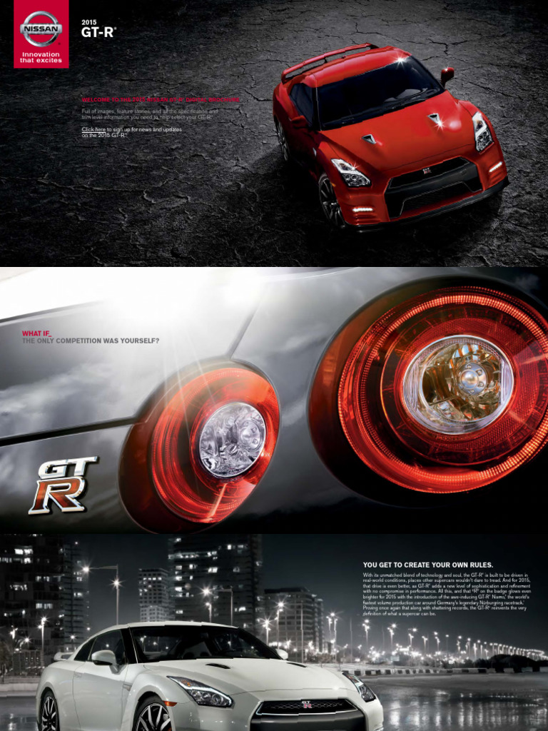 2015 Nissan GT R en | PDF | Motor Vehicle | Land Vehicles