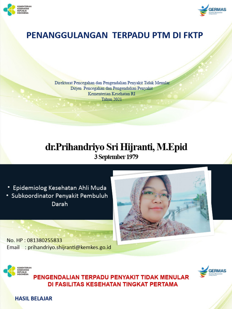 2021 Penanggulangan PTM Pandu+studi Kasus Charta | PDF