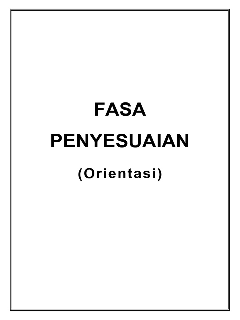 Program Transisi Tahun 1 | PDF