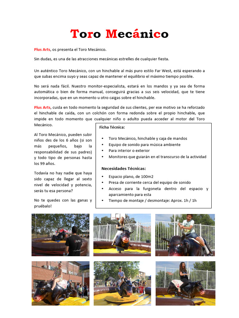 Toro Mecanico Castellano | PDF