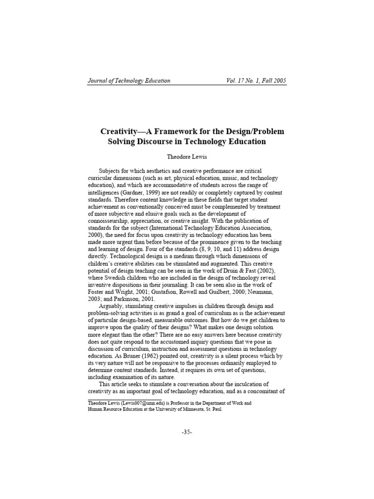 Creativity framework | Download Free PDF | Creativity | Thought