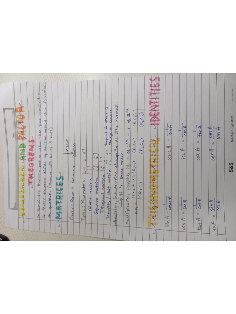 Maths Class 10 Isce Notes Pdf Part 2 Pdf