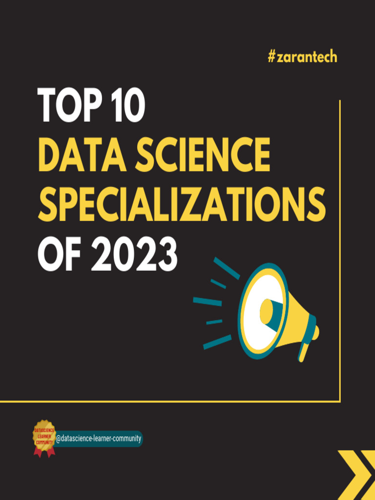 Top 10 Data Science Specializations of 2023 | PDF | Data Science | Data ...