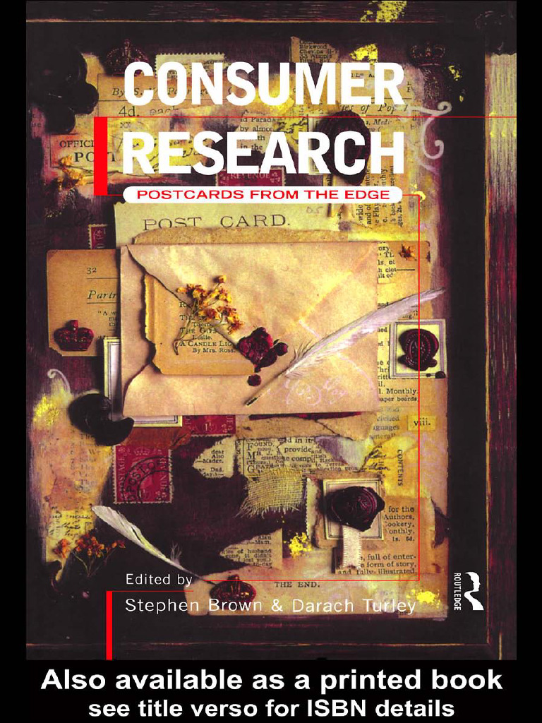 Stephen Brown - Consumer Research - Postcards From The Edge (Routledge ...