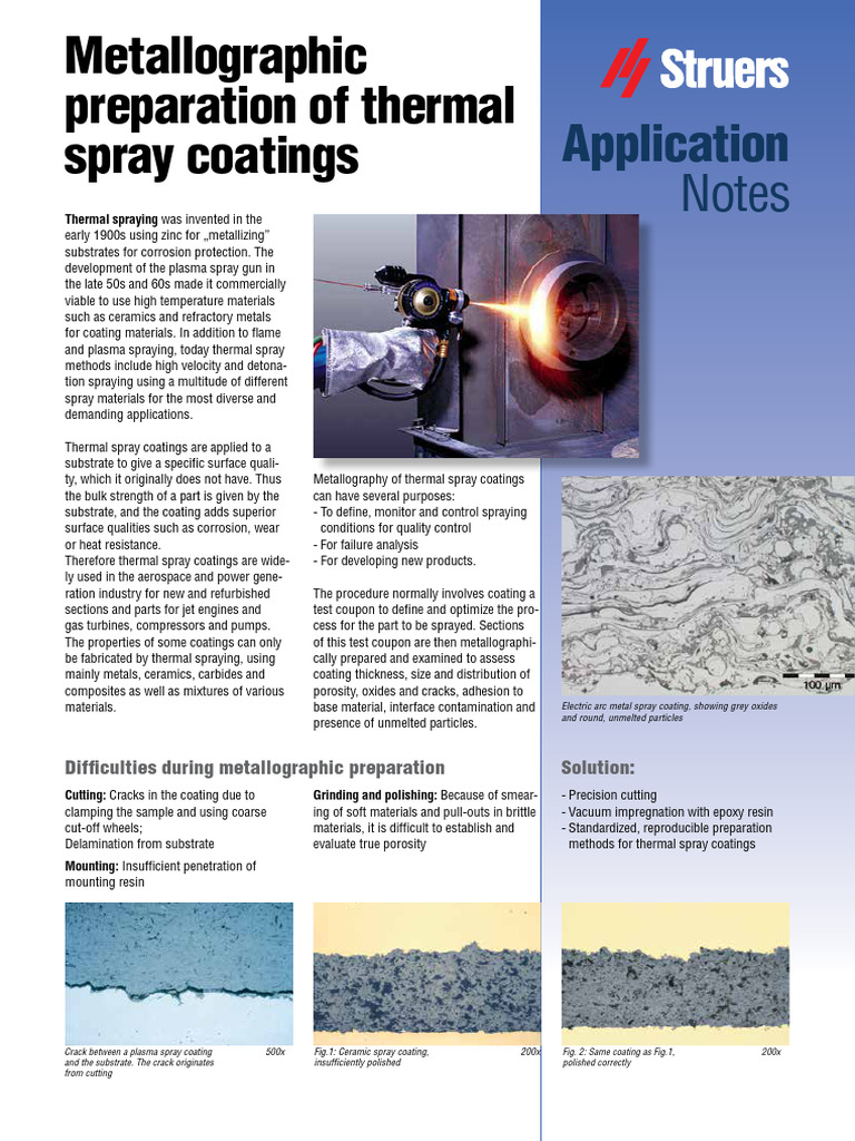 Application-Note-Spray-Coatings | PDF | Physical Sciences | Materials Science