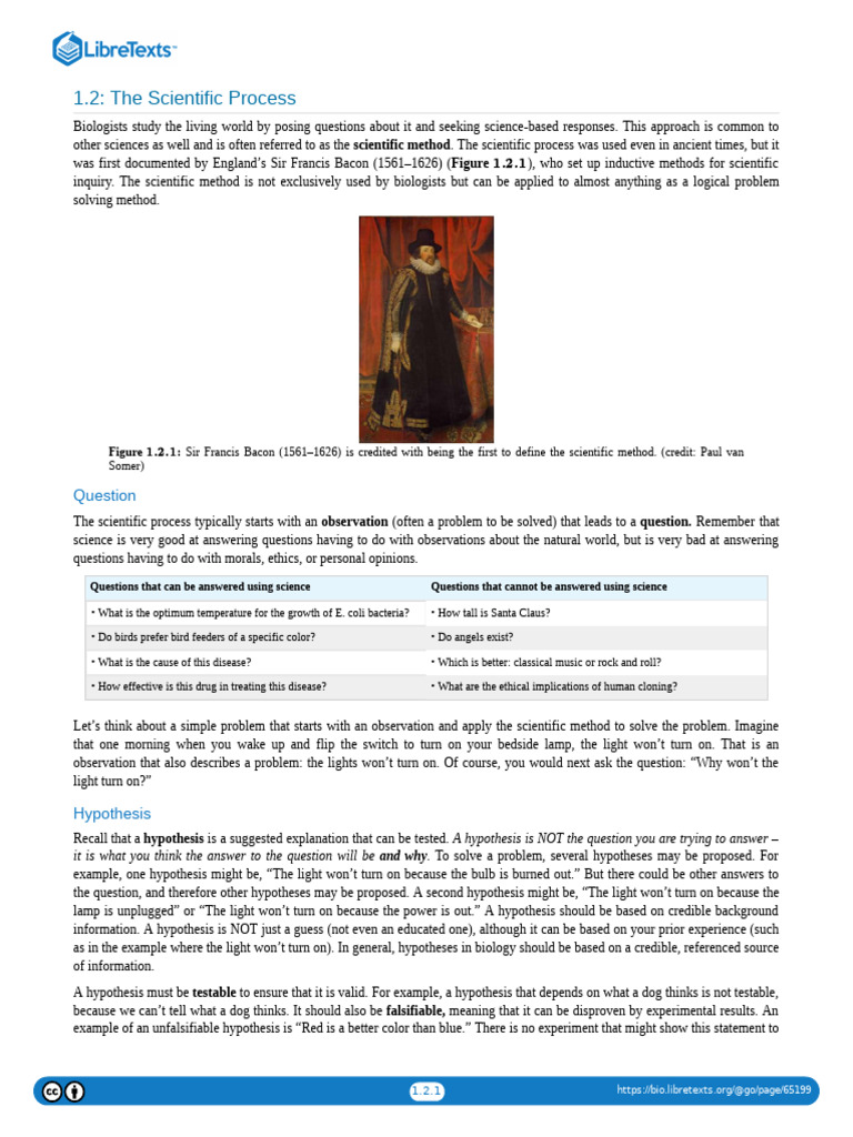 1.02 - The Scientific Process | PDF | Experiment | Hypothesis