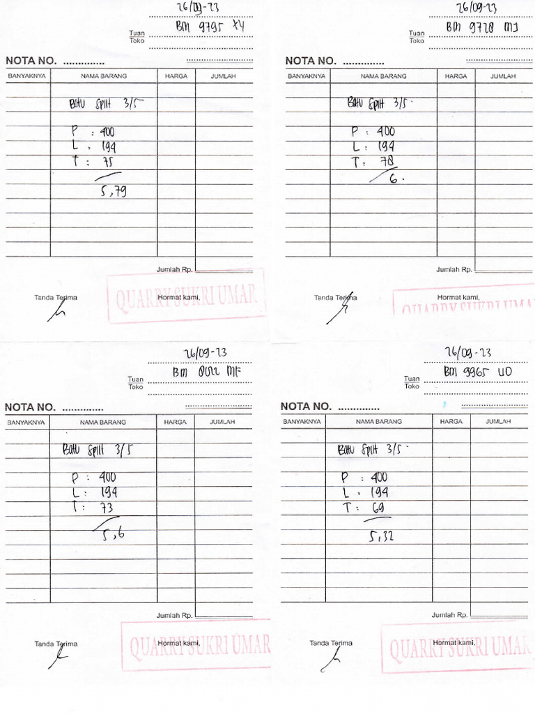 Bon PO 4300013771 | PDF