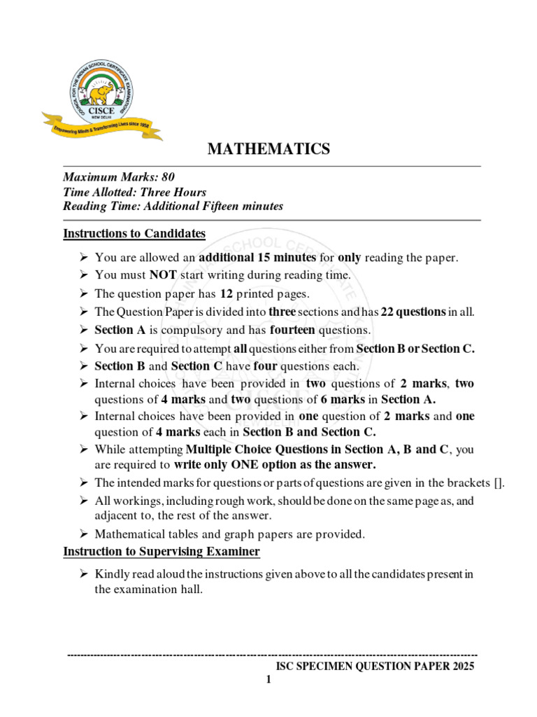 860 Mathematics SQP Ak | PDF | Equations | Euclidean Vector