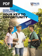 NUS Admissions Guide for International Students | PDF