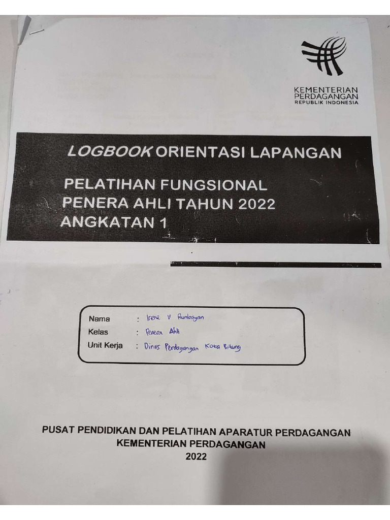 Log Book Dan Cerapan | PDF