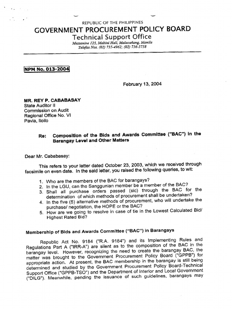 NPM No. 13 2004 | PDF