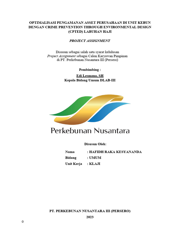 Lap Akhir Klaji 2022 - Pengamanan Upload | PDF