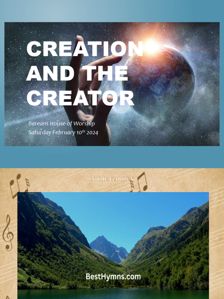 Creation and the Creator Explained | PDF | Genesis Creation Narrative ...