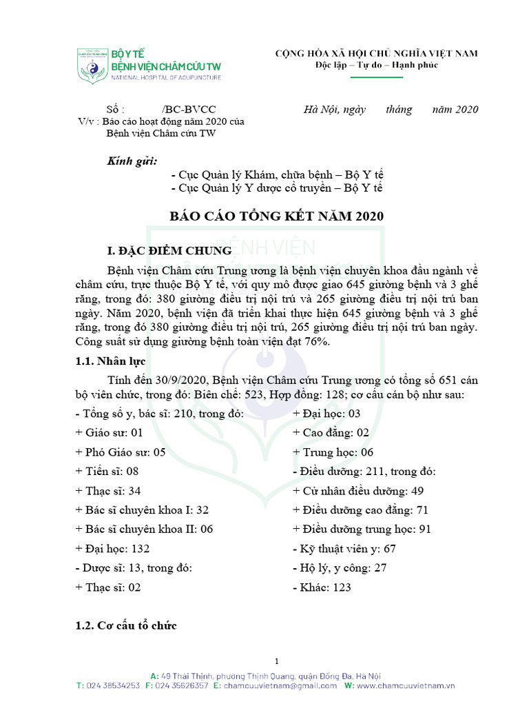 Final.Bcao tổng kết 2020 | PDF
