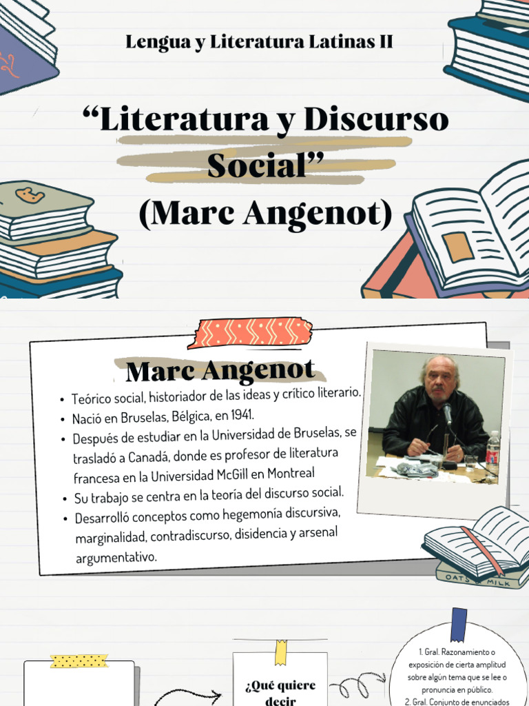 DISCURSO SOCIAL Y LITERATURA | Descargar gratis PDF | Conocimiento ...