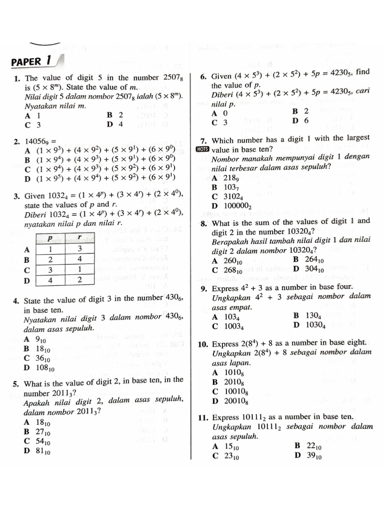 Form 4 - Math Chapter 2 | PDF