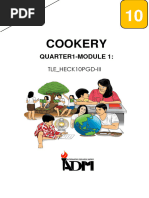 COOKERY 10 - Q1 - Mod1 PDF | PDF | Egg As Food | Yolk