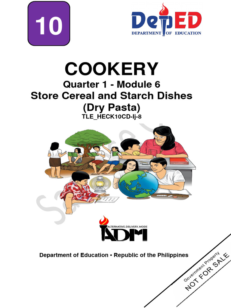 TLE10 Module Cookery Q1W6 Dry-Pasta-FINAL | PDF | Pasta | Noodle