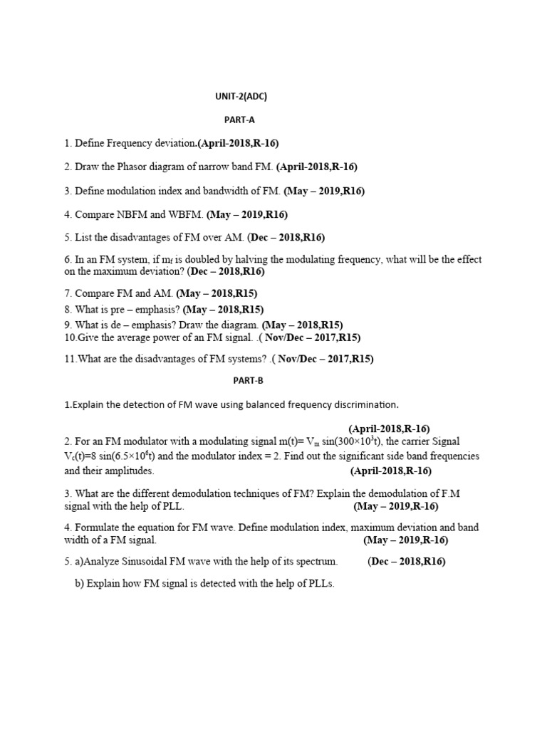 FM Modulation Concepts | PDF