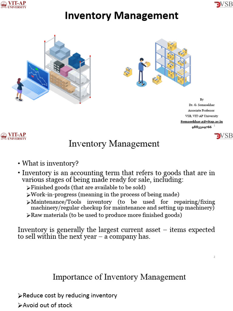 Module-4 Inventory Management | PDF | Inventory | Supply Chain Management