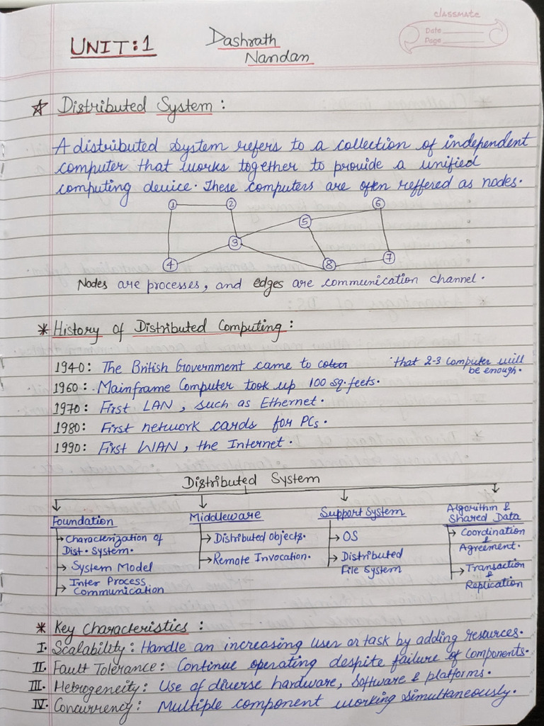 Dashrath Nandan Cc Unit1 Notes Pdf Cloud Computing Computing